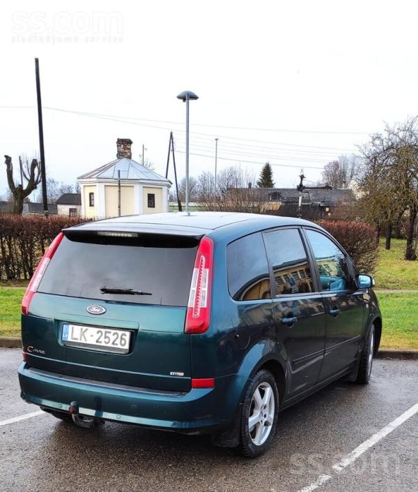 Zaļš Ford C-Max 2008 Gulbene, ar dzinēja tilpumu 1.60 L un nobraukumu 250 tūkst. km par 2600 €, foto 5 vietnē AUTOMOTO.COM.LV