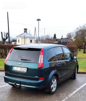 Green Ford C-Max 2008 in Gulbene, with an engine capacity of 1.60 L and mileage of 250 thousand km for 2600 €, photo 6 on AUTOMOTO.COM.LV