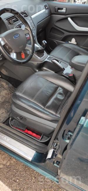 Green Ford C-Max 2008 in Gulbene, with an engine capacity of 1.60 L and mileage of 250 thousand km for 2600 €, photo 8 on AUTOMOTO.COM.LV