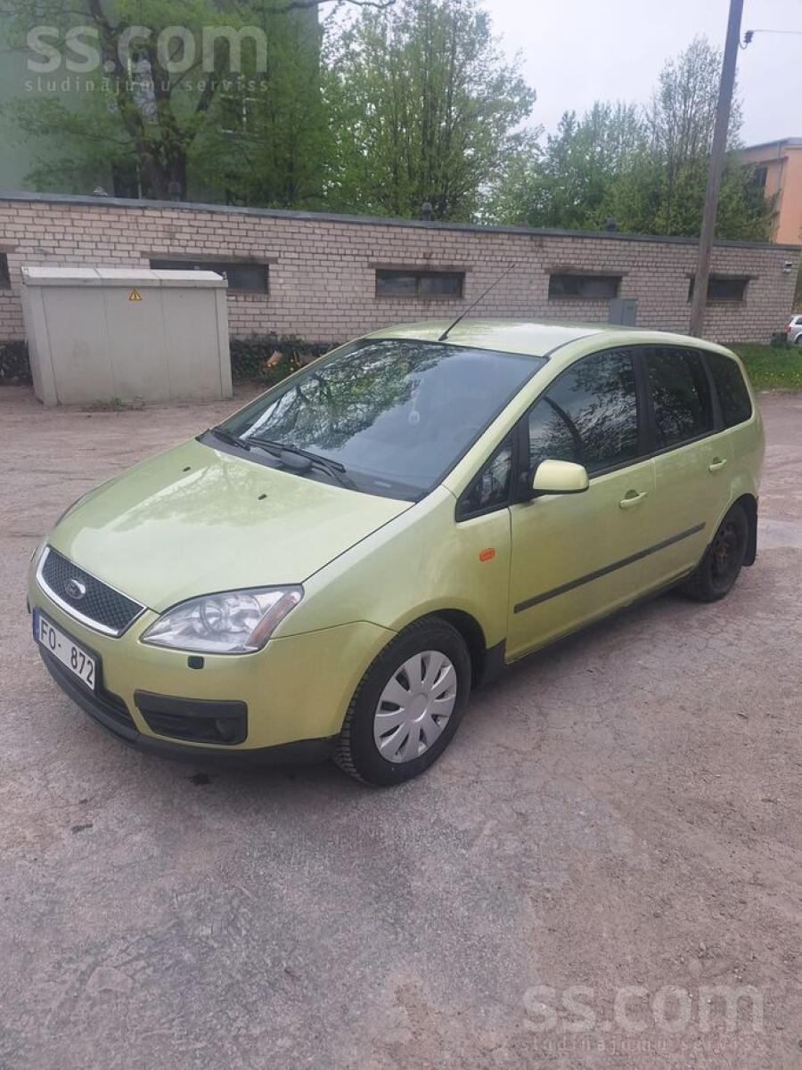 Zaļš Ford C-Max 2005 Jelgava, ar dzinēja tilpumu 1.60 L un nobraukumu 122 tūkst. km par 1700 €, foto 1 vietnē AUTOMOTO.COM.LV