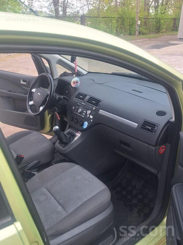 Zaļš Ford C-Max 2005 Jelgava, ar dzinēja tilpumu 1.60 L un nobraukumu 122 tūkst. km par 1700 €, foto 5 vietnē AUTOMOTO.COM.LV