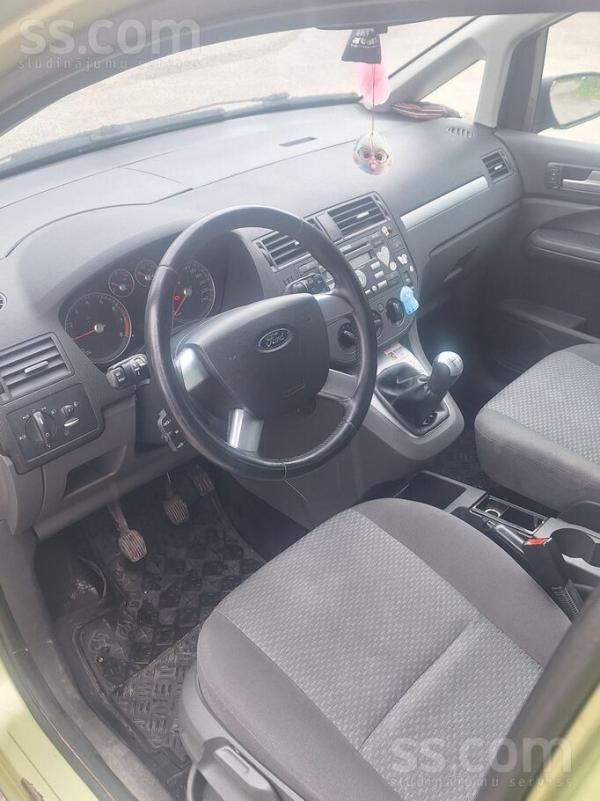 Zaļš Ford C-Max 2005 Jelgava, ar dzinēja tilpumu 1.60 L un nobraukumu 122 tūkst. km par 1700 €, foto 7 vietnē AUTOMOTO.COM.LV