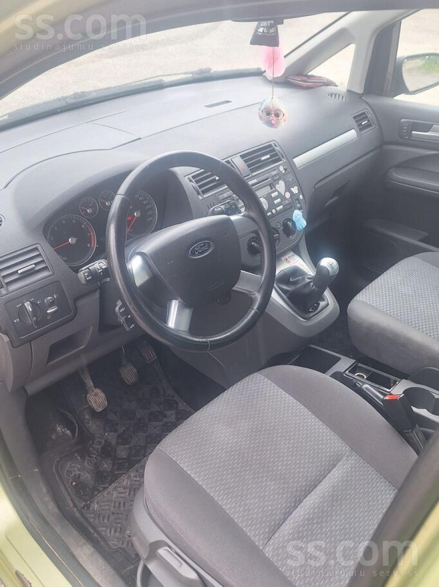Zaļš Ford C-Max 2005 Jelgava, ar dzinēja tilpumu 1.60 L un nobraukumu 122 tūkst. km par 1700 €, foto 8 vietnē AUTOMOTO.COM.LV