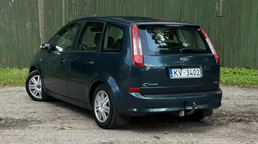 Zaļš Ford C-Max 2007 Jelgava, ar dzinēja tilpumu 1.80 L un nobraukumu 335 tūkst. km par 1000 €, foto 5 vietnē AUTOMOTO.COM.LV