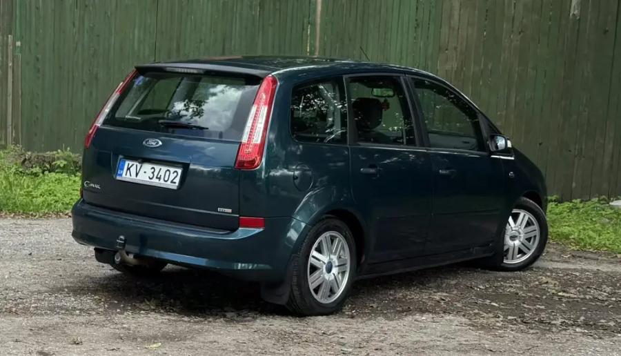 Zaļš Ford C-Max 2007 Jelgava, ar dzinēja tilpumu 1.80 L un nobraukumu 335 tūkst. km par 1000 €, foto 6 vietnē AUTOMOTO.COM.LV