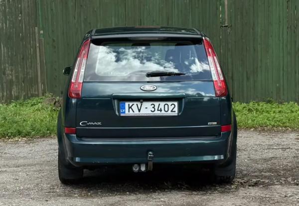 Green Ford C-Max 2007 in Jelgava, with an engine capacity of 1.80 L and mileage of 335 thousand km for 1000 €, photo 6 on AUTOMOTO.COM.LV