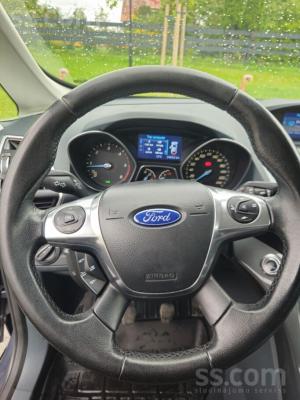 Green Ford C-Max 2013 in Valmiera, with an engine capacity of 1.60 L and mileage of 246 thousand km for 5700 €, photo 9 on AUTOMOTO.COM.LV