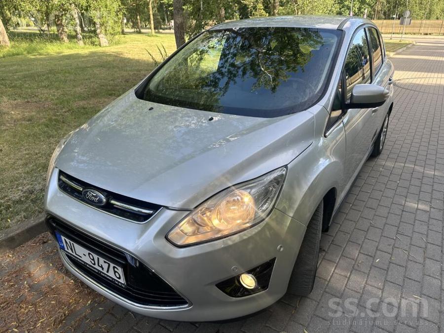 Pelēks Ford C-Max 2014 Liepāja, ar dzinēja tilpumu 1.60 L un nobraukumu 217 tūkst. km par 4200 €, foto 1 vietnē AUTOMOTO.COM.LV