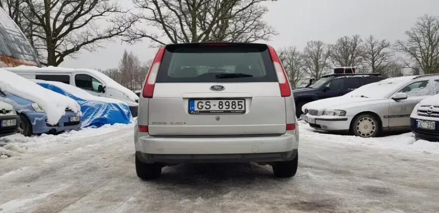 Pelēks Ford C-Max 2003 Valmiera, ar dzinēja tilpumu 1.80 L un nobraukumu 162 tūkst. km par 1450 €, foto 5 vietnē AUTOMOTO.COM.LV