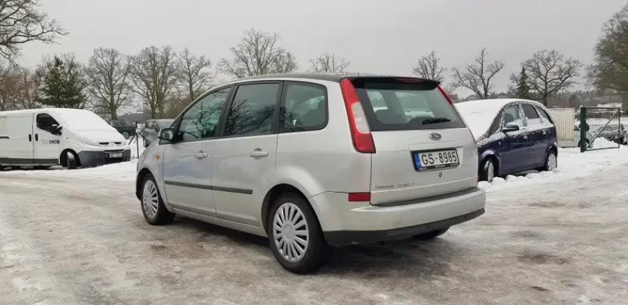 Pelēks Ford C-Max 2003 Valmiera, ar dzinēja tilpumu 1.80 L un nobraukumu 162 tūkst. km par 1450 €, foto 6 vietnē AUTOMOTO.COM.LV