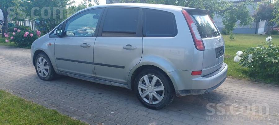 Grey Ford C-Max 2004 in Tukums, with an engine capacity of 2.00 L and mileage of 351 thousand km for 400 €, photo 6 on AUTOMOTO.COM.LV