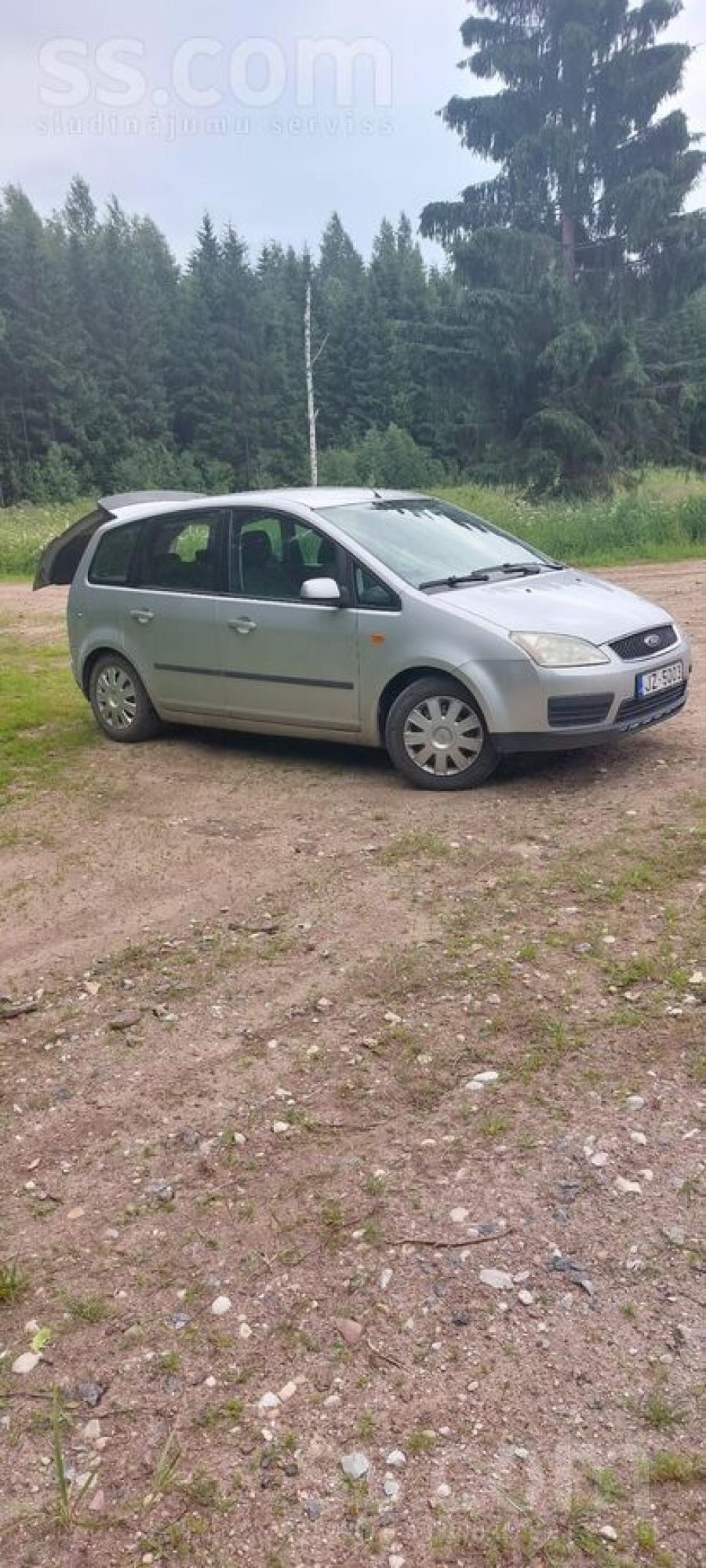 Pelēks Ford C-Max 2004 Limbaži, ar dzinēja tilpumu 1.60 L un nobraukumu 220 tūkst. km par 950 €, foto 4 vietnē AUTOMOTO.COM.LV