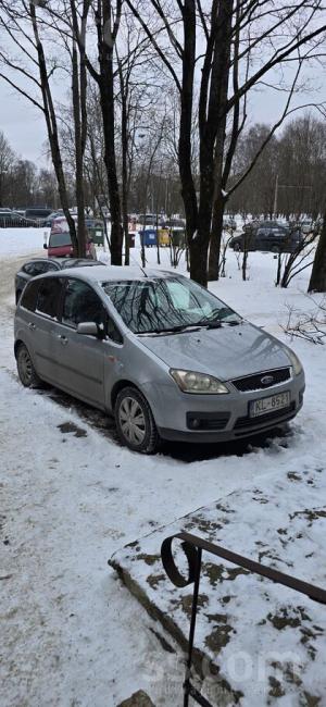 Pelēks Ford C-Max 2005 Rīga, ar dzinēja tilpumu 1.60 L un nobraukumu 254 tūkst. km par 2650 €, foto  vietnē AUTOMOTO.COM.LV
