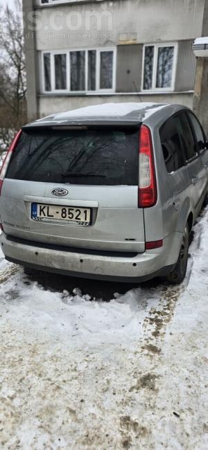 Pelēks Ford C-Max 2005 Rīga, ar dzinēja tilpumu 1.60 L un nobraukumu 254 tūkst. km par 2650 €, foto 3 vietnē AUTOMOTO.COM.LV