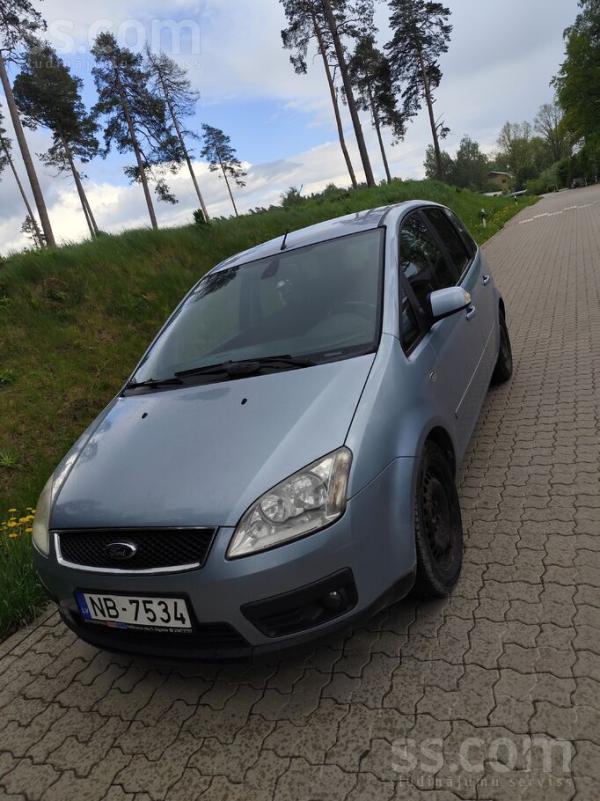 Pelēks Ford C-Max 2005 Ogre, ar dzinēja tilpumu 2.00 L un nobraukumu 285 tūkst. km par 1599 €, foto 1 vietnē AUTOMOTO.COM.LV