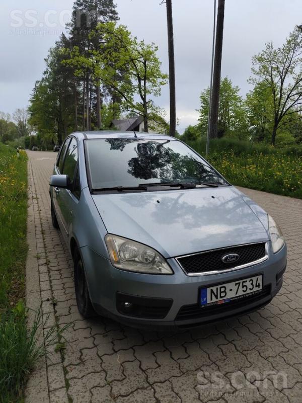 Pelēks Ford C-Max 2005 Ogre, ar dzinēja tilpumu 2.00 L un nobraukumu 285 tūkst. km par 1599 €, foto 3 vietnē AUTOMOTO.COM.LV