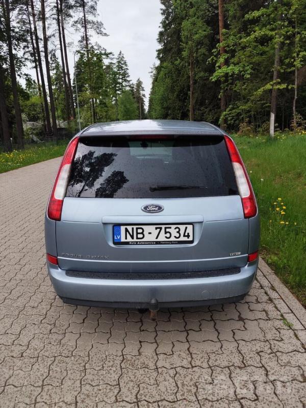 Pelēks Ford C-Max 2005 Ogre, ar dzinēja tilpumu 2.00 L un nobraukumu 285 tūkst. km par 1599 €, foto 5 vietnē AUTOMOTO.COM.LV