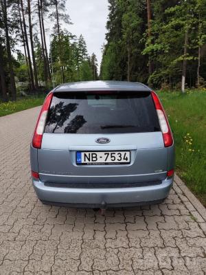 Pelēks Ford C-Max 2005 Ogre, ar dzinēja tilpumu 2.00 L un nobraukumu 285 tūkst. km par 1599 €, foto 6 vietnē AUTOMOTO.COM.LV
