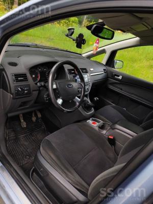 Pelēks Ford C-Max 2005 Ogre, ar dzinēja tilpumu 2.00 L un nobraukumu 285 tūkst. km par 1599 €, foto 8 vietnē AUTOMOTO.COM.LV