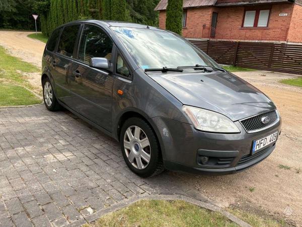 Grey Ford C-Max 2005 in Kaunas, with an engine capacity of 1.60 L and mileage of 267 thousand km for 1499 €, photo 1 on AUTOMOTO.COM.LV