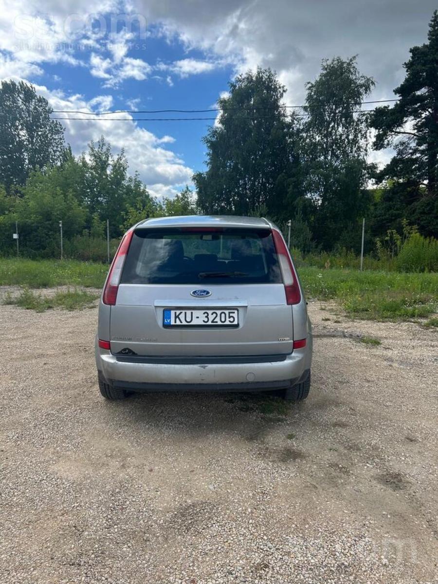 Grey Ford C-Max 2005 in Riga, with an engine capacity of 1.60 L and mileage of 389 thousand km for 490 €, photo 6 on AUTOMOTO.COM.LV