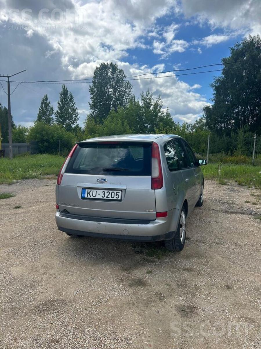 Grey Ford C-Max 2005 in Riga, with an engine capacity of 1.60 L and mileage of 389 thousand km for 490 €, photo 7 on AUTOMOTO.COM.LV
