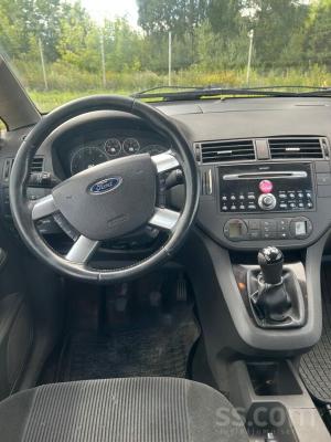 Grey Ford C-Max 2005 in Riga, with an engine capacity of 1.60 L and mileage of 389 thousand km for 490 €, photo 10 on AUTOMOTO.COM.LV