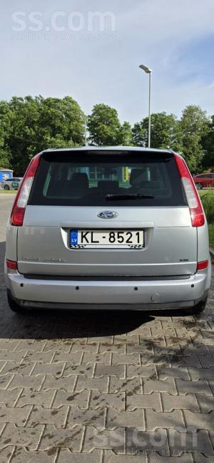 Pelēks Ford C-Max 2005 Rīga, ar dzinēja tilpumu 1.60 L un nobraukumu 257 tūkst. km par 2550 €, foto  vietnē AUTOMOTO.COM.LV