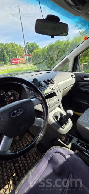 Pelēks Ford C-Max 2005 Rīga, ar dzinēja tilpumu 1.60 L un nobraukumu 257 tūkst. km par 2550 €, foto 7 vietnē AUTOMOTO.COM.LV