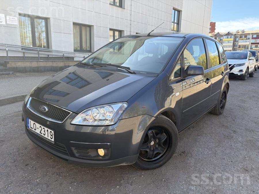 Grey Ford C-Max 2006 in Daugavpils, with an engine capacity of 1.60 L and mileage of 300 thousand km for 1100 €, photo 1 on AUTOMOTO.COM.LV