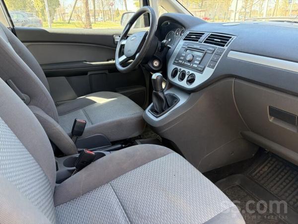 Pelēks Ford C-Max 2006 Daugavpils, ar dzinēja tilpumu 1.60 L un nobraukumu 300 tūkst. km par 1100 €, foto 5 vietnē AUTOMOTO.COM.LV