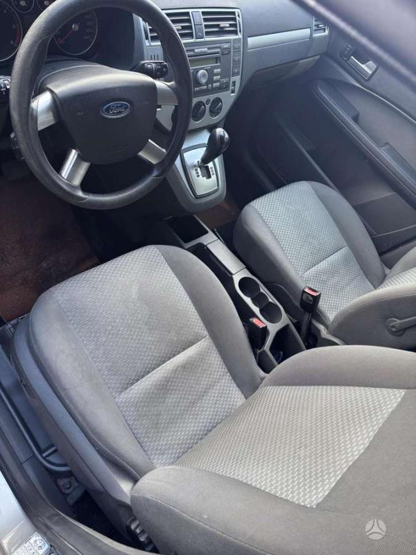 Pelēks Ford C-Max 2006 Kauņa, ar dzinēja tilpumu 1.60 L un nobraukumu 206 tūkst. km par 350 €, foto 6 vietnē AUTOMOTO.COM.LV