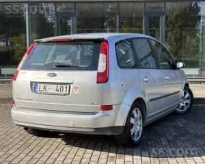 Pelēks Ford C-Max 2006 Tukums, ar dzinēja tilpumu 1.60 L un nobraukumu 264 tūkst. km par 1150 €, foto 5 vietnē AUTOMOTO.COM.LV