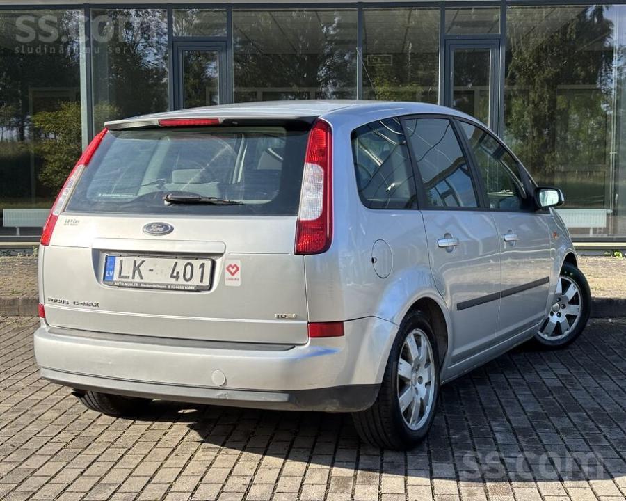 Pelēks Ford C-Max 2006 Tukums, ar dzinēja tilpumu 1.60 L un nobraukumu 264 tūkst. km par 1150 €, foto 5 vietnē AUTOMOTO.COM.LV