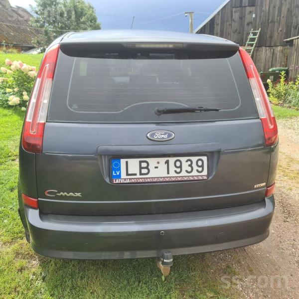 Pelēks Ford C-Max 2007 Kuldīga, ar dzinēja tilpumu 1.60 L un nobraukumu 334 tūkst. km par 1500 €, foto 8 vietnē AUTOMOTO.COM.LV