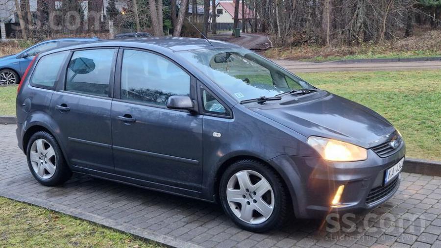 Grey Ford C-Max 2007 in Riga, with an engine capacity of 1.60 L and mileage of 0 thousand km for 1190 €, photo 6 on AUTOMOTO.COM.LV