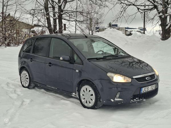 Grey Ford C-Max 2007 in Plunge, with an engine capacity of 1.75 L and mileage of 306 thousand km for 1950 €, photo 7 on AUTOMOTO.COM.LV