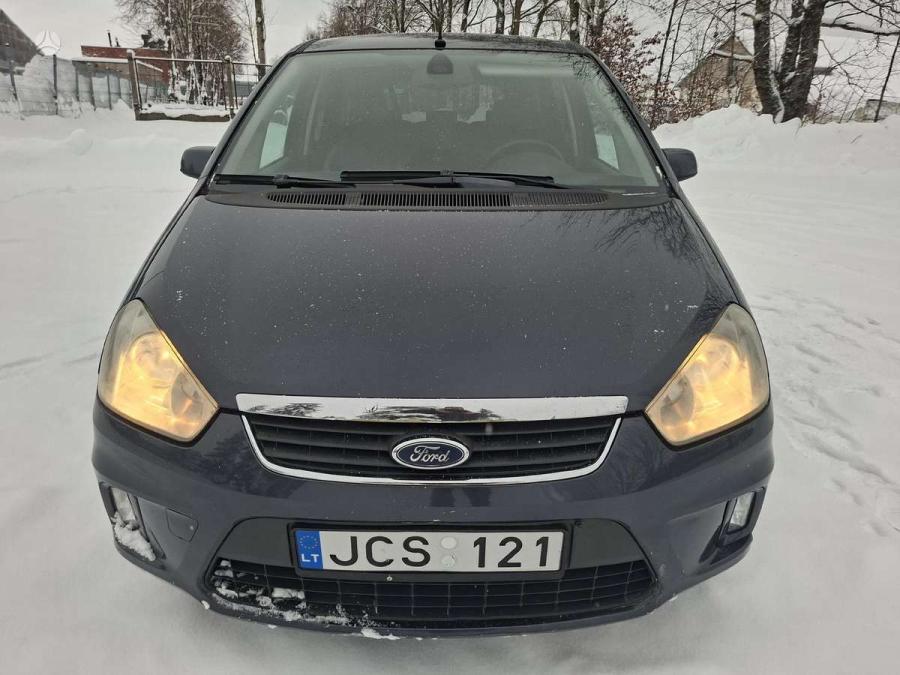 Grey Ford C-Max 2007 in Plunge, with an engine capacity of 1.75 L and mileage of 306 thousand km for 1950 €, photo 8 on AUTOMOTO.COM.LV