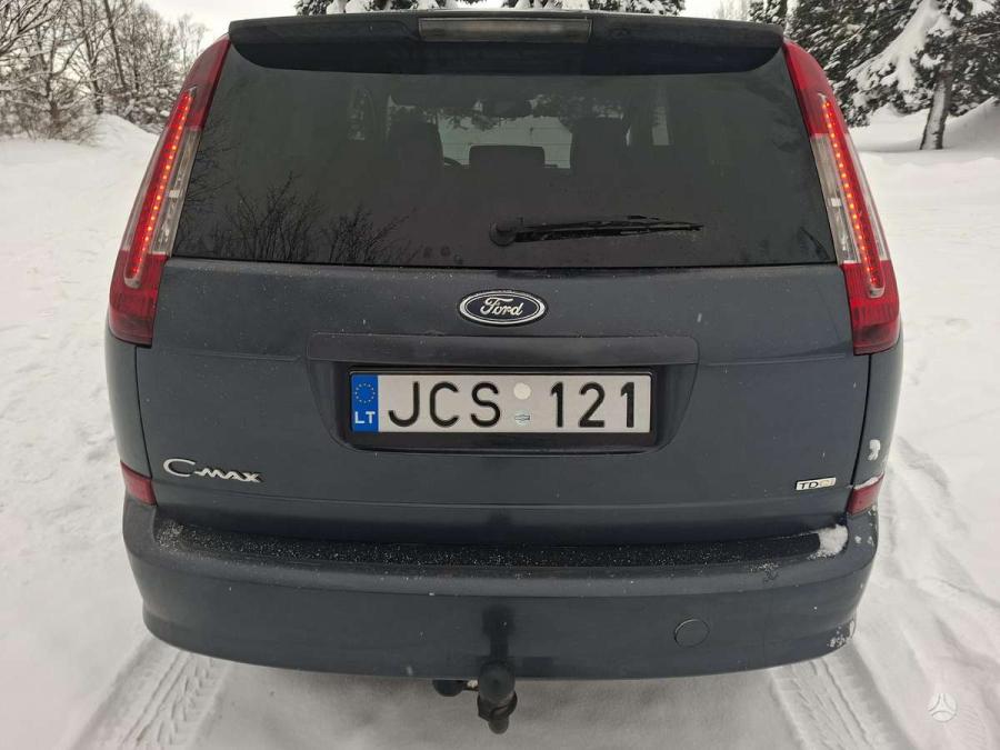 Grey Ford C-Max 2007 in Plunge, with an engine capacity of 1.75 L and mileage of 306 thousand km for 1950 €, photo 11 on AUTOMOTO.COM.LV