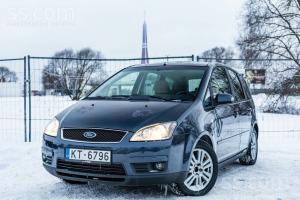Pelēks Ford C-Max 2007 Rīga, ar dzinēja tilpumu 1.60 L un nobraukumu 260 tūkst. km par 2990 €, foto  vietnē AUTOMOTO.COM.LV
