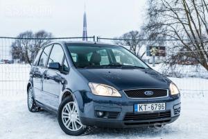 Grey Ford C-Max 2007 in Riga, with an engine capacity of 1.60 L and mileage of 260 thousand km for 2990 €, photo 3 on AUTOMOTO.COM.LV