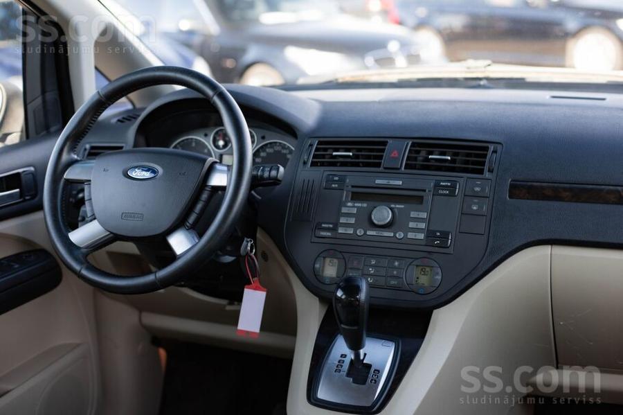 Grey Ford C-Max 2007 in Riga, with an engine capacity of 1.60 L and mileage of 260 thousand km for 2590 €, photo 22 on AUTOMOTO.COM.LV