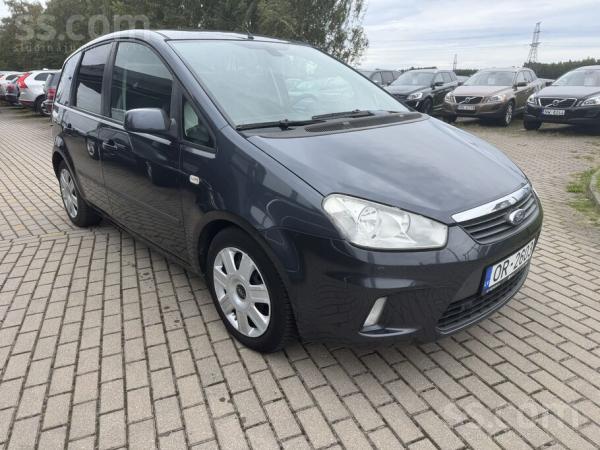 Ford C-Max 2007 in Talsi on AUTOMOTO.COM.LV Grey Ford C-Max 2007 in Talsi, with an engine capacity of 1.60 L and mileage of 191 thousand km for 2650 €, photo 4 on AUTOMOTO.COM.LV