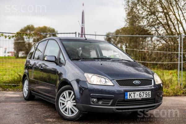 Grey Ford C-Max 2007 in Riga, with an engine capacity of 1.60 L and mileage of 261 thousand km for 2690 €, photo 3 on AUTOMOTO.COM.LV