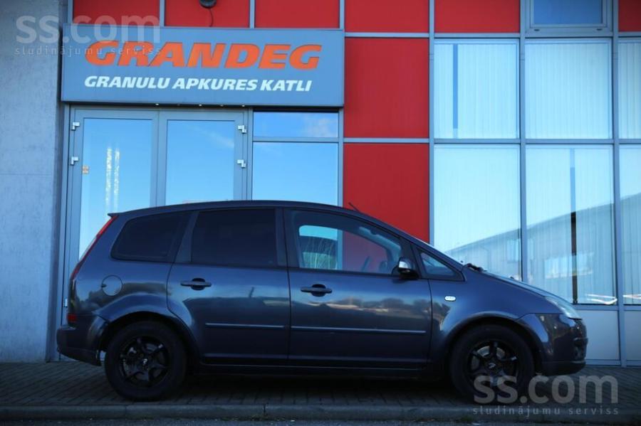 Grey Ford C-Max 2007 in Riga, with an engine capacity of 2.00 L and mileage of 363 thousand km for 1695 €, photo 4 on AUTOMOTO.COM.LV