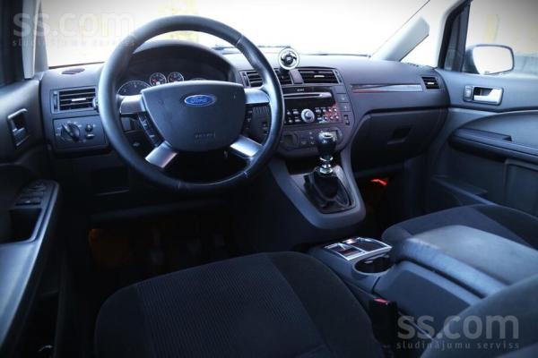 Ford C-Max 2007 Rīga vietnē Pelēks Ford C-Max 2007 Rīga, ar dzinēja tilpumu 2.00 L un nobraukumu 363 tūkst. km par 1695 €, foto 9 vietnē AUTOMOTO.COM.LV