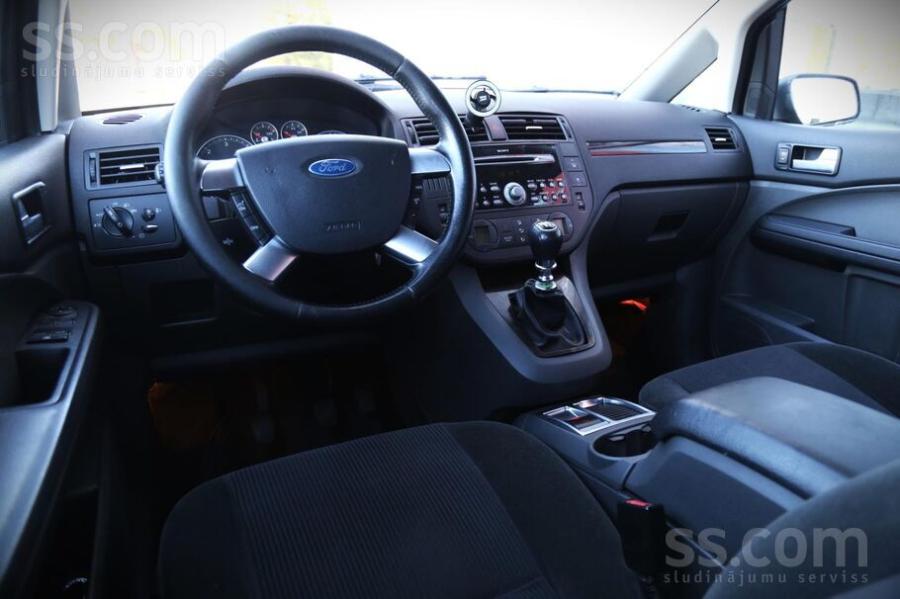Grey Ford C-Max 2007 in Riga, with an engine capacity of 2.00 L and mileage of 363 thousand km for 1695 €, photo 9 on AUTOMOTO.COM.LV