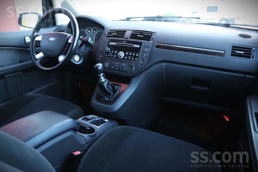 Grey Ford C-Max 2007 in Riga, with an engine capacity of 2.00 L and mileage of 363 thousand km for 1695 €, photo 11 on AUTOMOTO.COM.LV