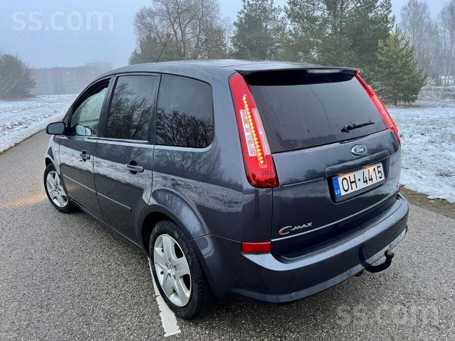 Grey Ford C-Max 2008 in Daugavpils, with an engine capacity of 1.80 L and mileage of 196 thousand km for 2690 €, photo 2 on AUTOMOTO.COM.LV