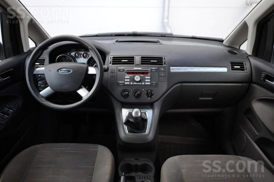 Grey Ford C-Max 2008 in Riga, with an engine capacity of 1.60 L and mileage of 0 thousand km for 1695 €, photo 6 on AUTOMOTO.COM.LV